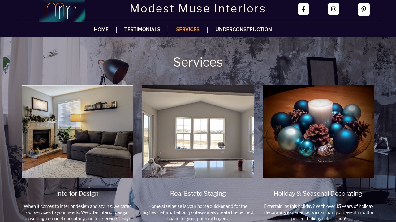 Modest Muse - Services